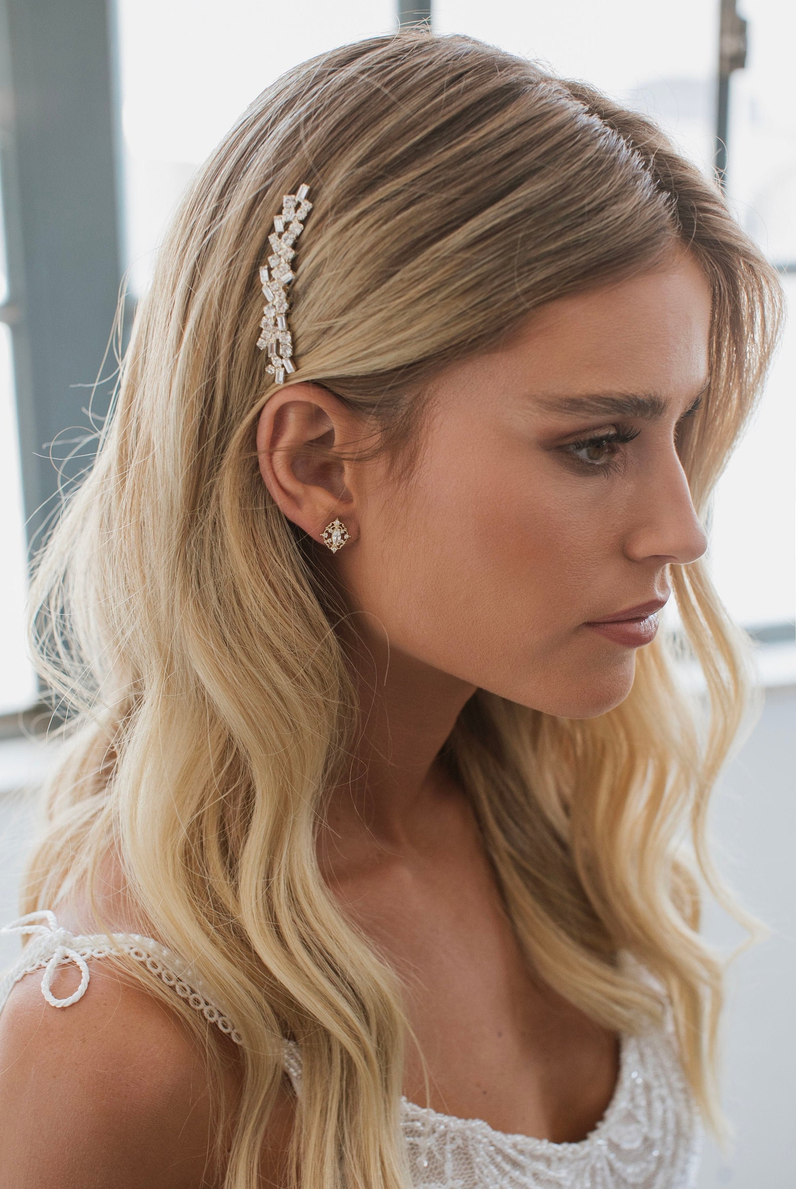 Unique Hair Comb for Wedding Bride, Crystal Hair Comb - Etsy