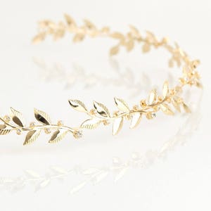 Gold Leaf Headpiece, Bridal Headpiece Tiara - Etsy