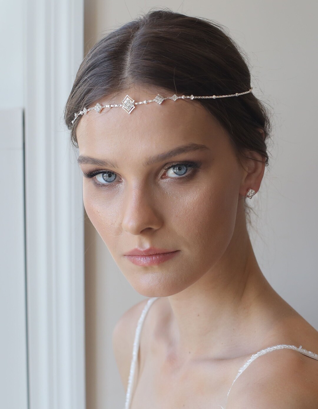 Bridal Hair Piece Head Chain Beach Wedding Headpiece - Etsy