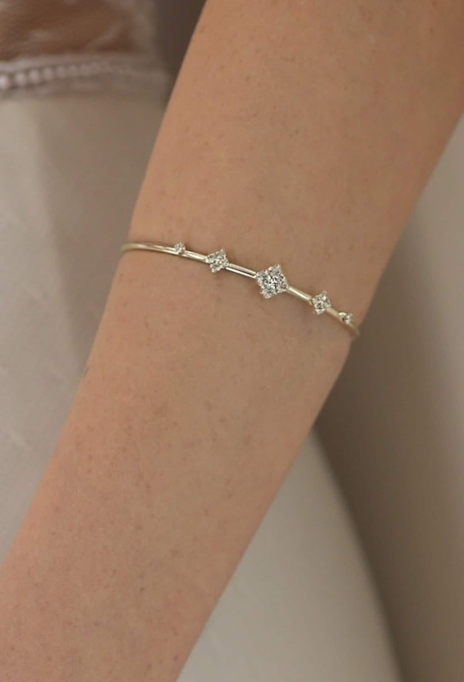 Wedding Crystal Upper Arm Cuff Bohemian Arm Wrap | Etsy