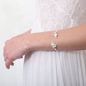 Open Cuff Bracelet, Wedding Bracelet - Etsy