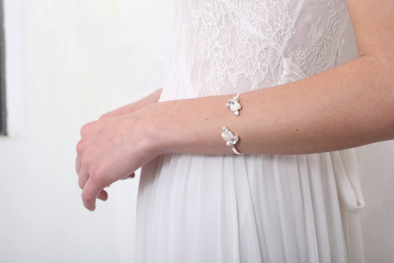 Open Cuff Bracelet Wedding Bracelet | Etsy