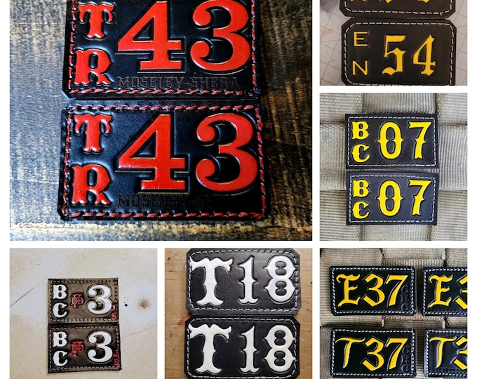 Horizontal Helmet Tags, New Dallas Fire Dept Helmet Tags, New Style ...