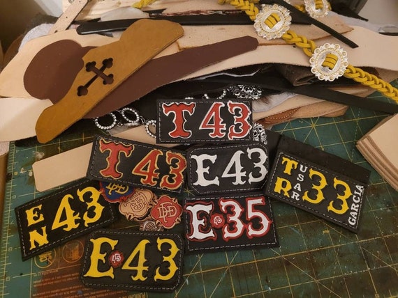 Horizontal Helmet Tags New Dallas Fire Dept Helmet Tags New | Etsy