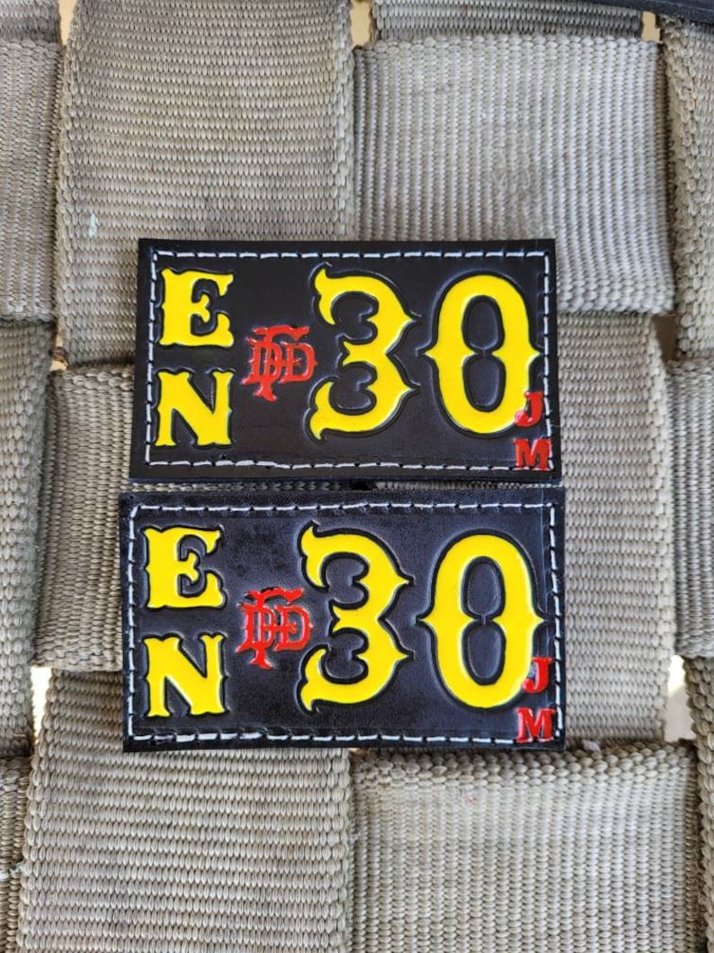 Horizontal Helmet Tags New Dallas Fire Dept Helmet Tags New - Etsy