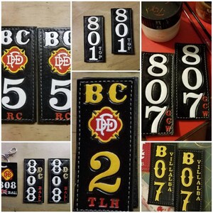 Firefighter Helmet Tags, Vertical Fire Dept, Accountability Tags ...