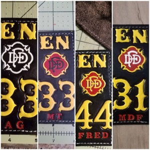 Firefighter Helmet Tags, Vertical Fire Dept, Accountability Tags ...