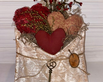 Primitive Valentine - Etsy