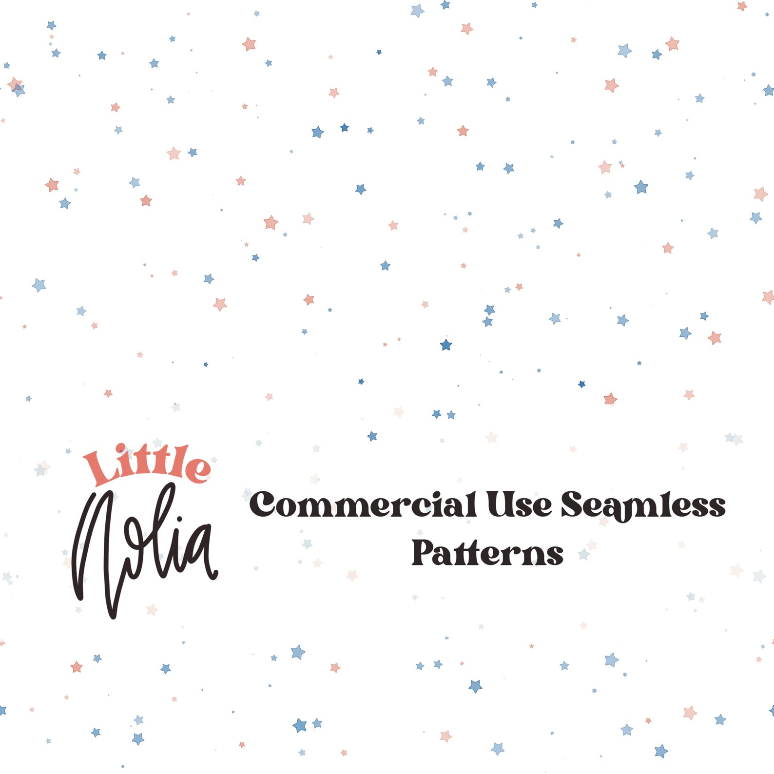 Red and Blue Star Pattern for Custom Fabric Printing, Patriotic ...