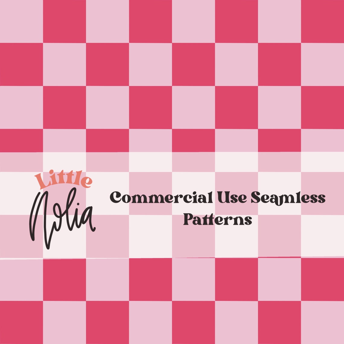 Pink Retro Checkered Pattern for Custom Fabric Seamless - Etsy