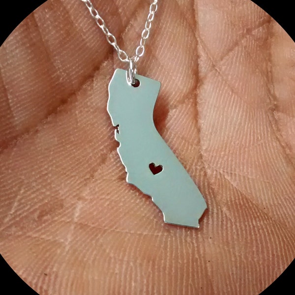 California Necklace - Etsy