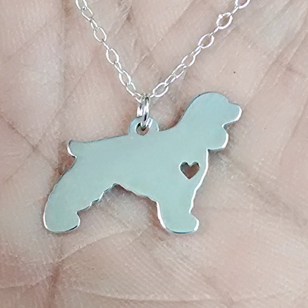 Personalized Cocker Spaniel Necklace - Etsy