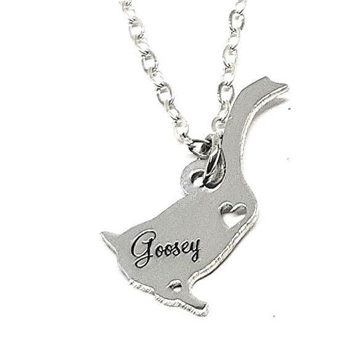 Goose Necklace Goose Jewelry Goose Gift Sterling Silver - Etsy