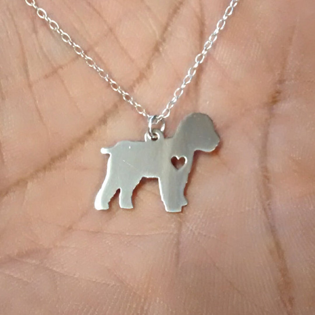 Cockapoo Necklace - Engrave Pendant - Sterling Silver Charm - Gold ...