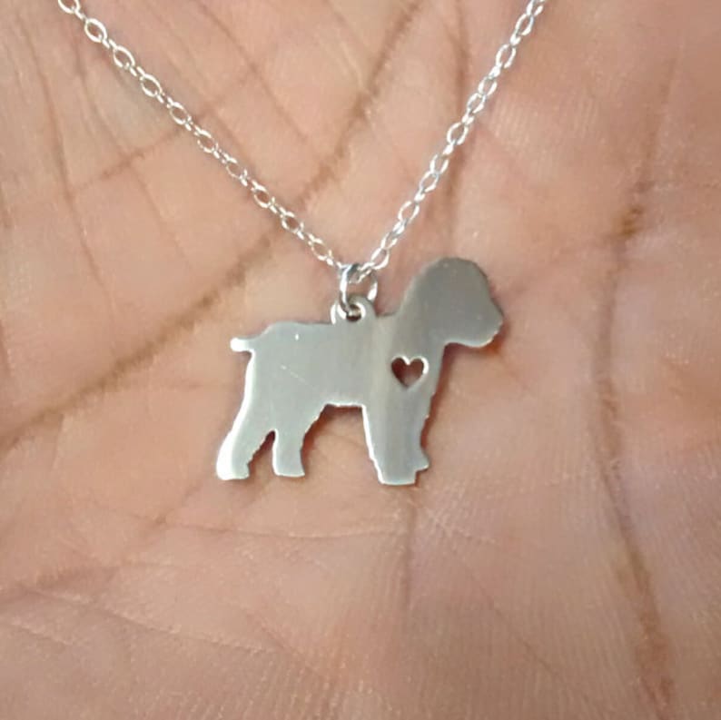 Cockapoo Necklace Engrave Pendant Sterling Silver Charm - Etsy