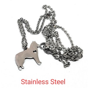 Personalized Siberian Husky Necklace, Sterling Silver Dog Pendant - Etsy