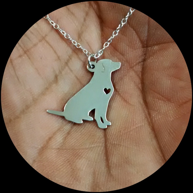 Labrador Necklace Engraving Pendant Sterling Silver - Etsy