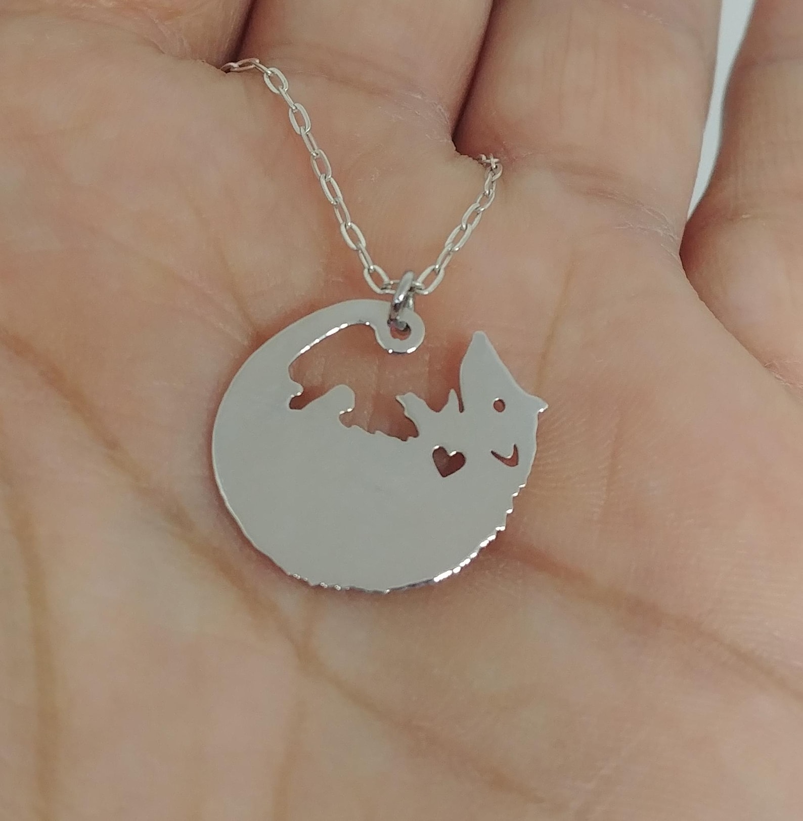 Engraved Betta Fish Necklace, Sterling Silver Pet Memorial Charm - Etsy
