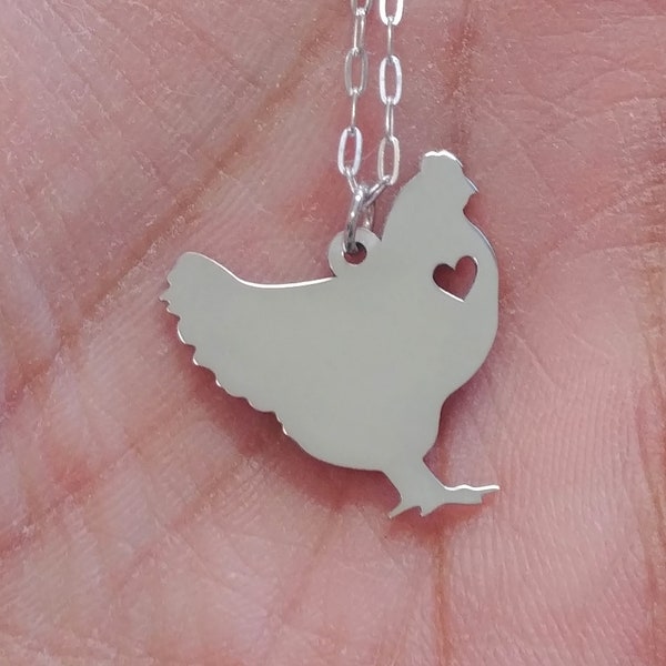 Chicken Necklace - Etsy