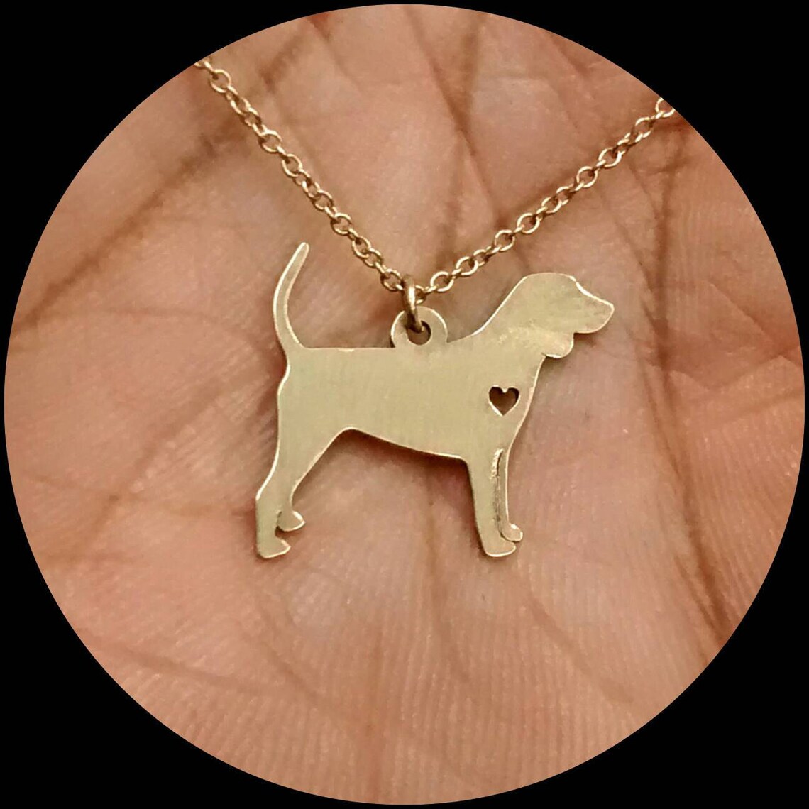 Beagle Necklace Engraving Pendant Sterling Silver Jewelry | Etsy