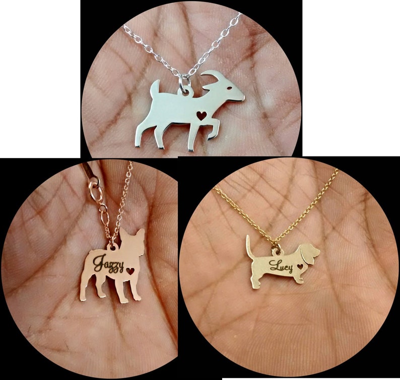 Cockapoo Necklace Engrave Pendant Sterling Silver Charm - Etsy