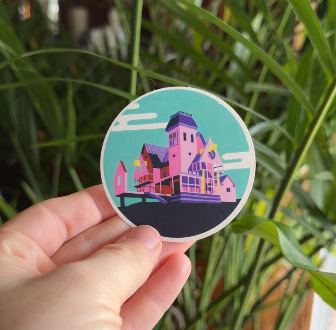 Beetlejuice House Sticker Horror Houses Halloween, Planners, Bullet ...