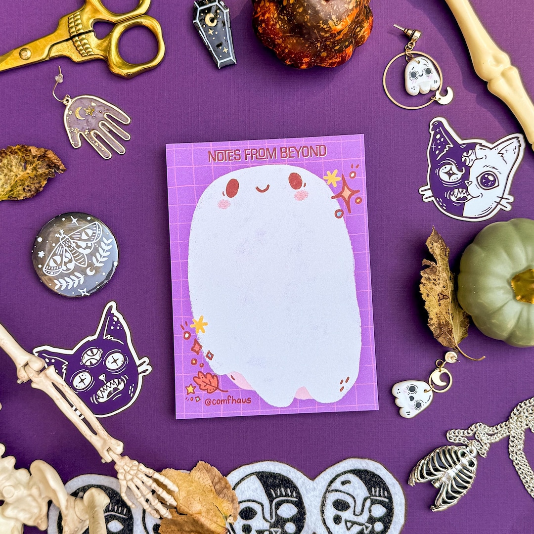 Notepad Pad Spooky Cute Buddies | 4x5.5in | 50 Tear Away Sheets ...