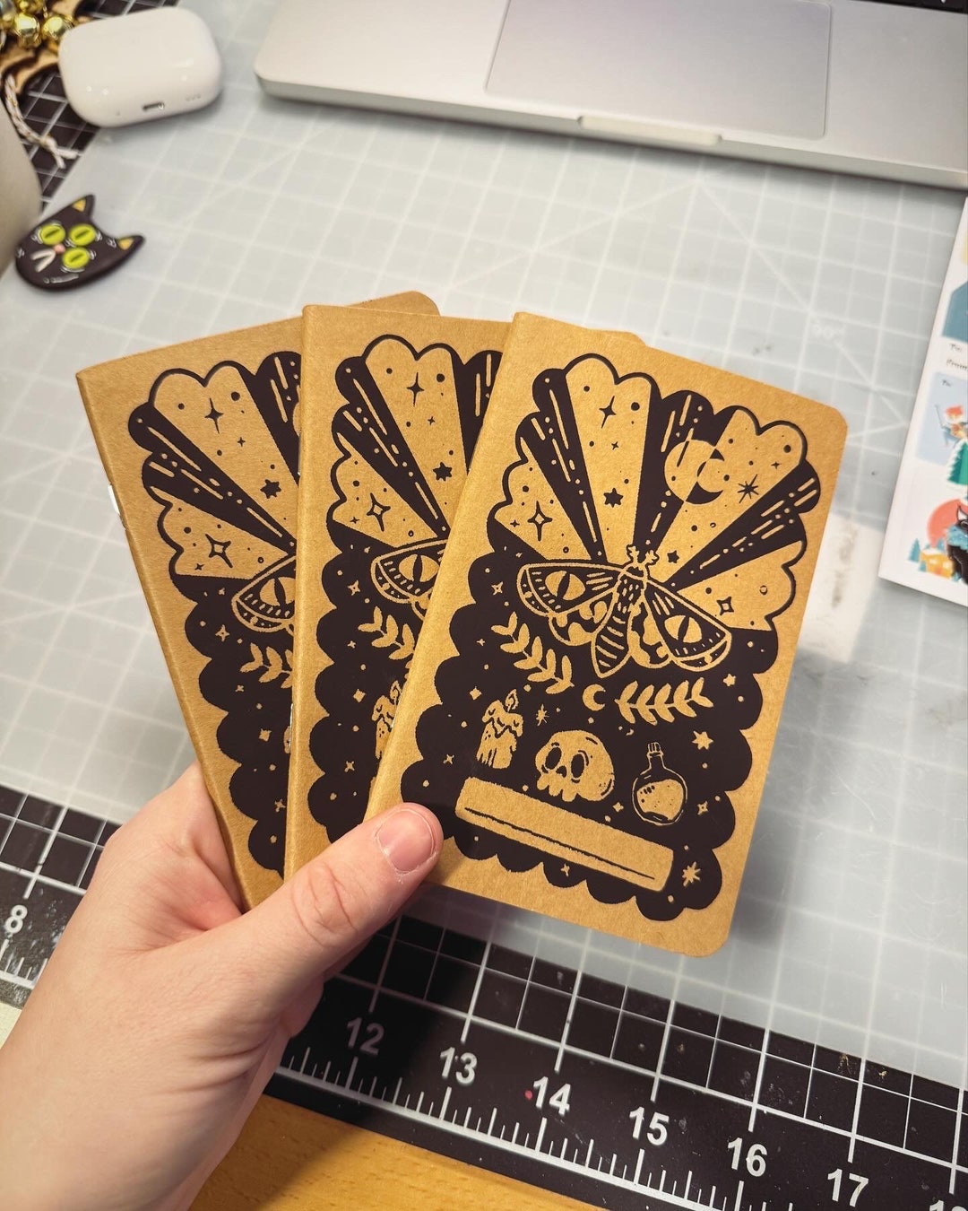Screen Printed Pocket Notebook Lined and Unlined Productivity, Journal ...