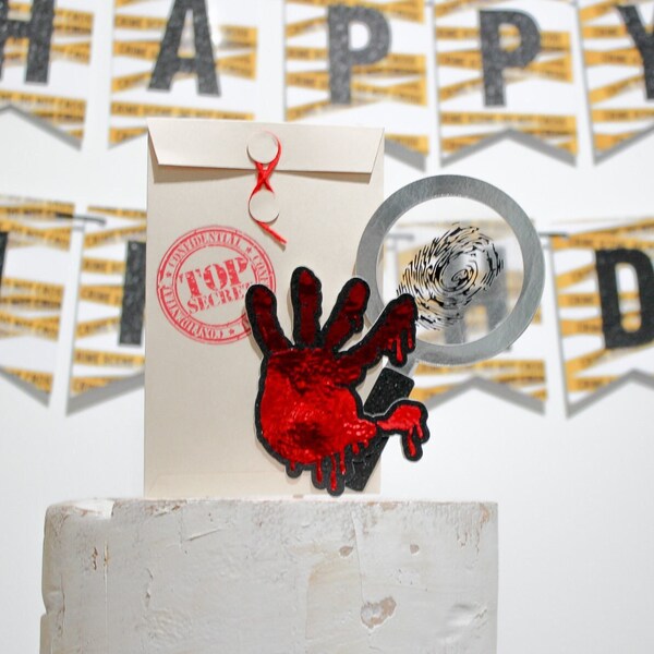 True Crime Cake Topper - Etsy