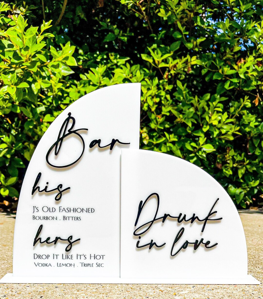 Bar Sign Wedding Bar Sign Bar Signage Wedding Bar - Etsy