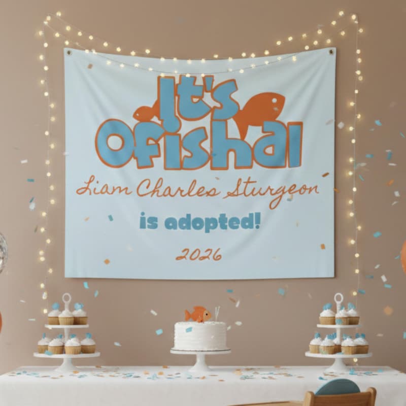 Adoption Backdrop - Etsy