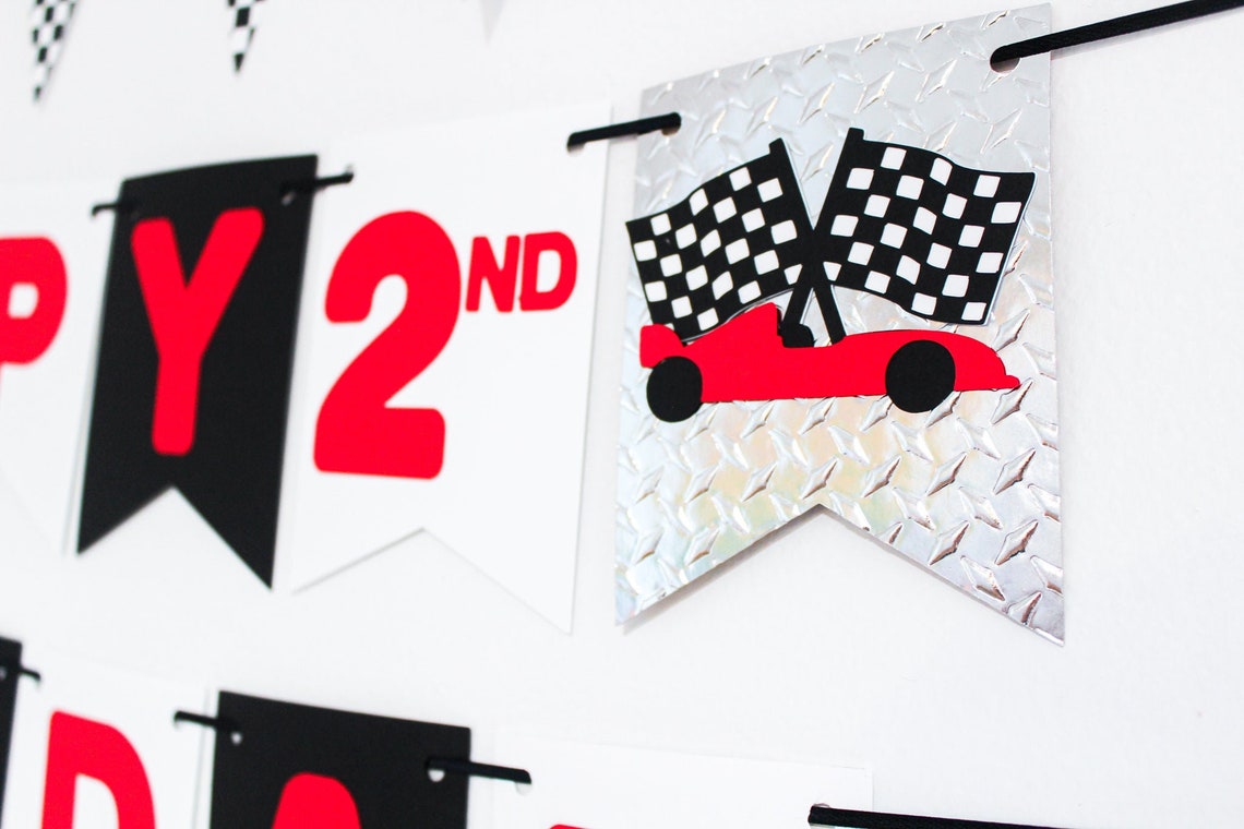 Racing Banner Race Car Banner Race Car Birthday Race Car | Etsy
