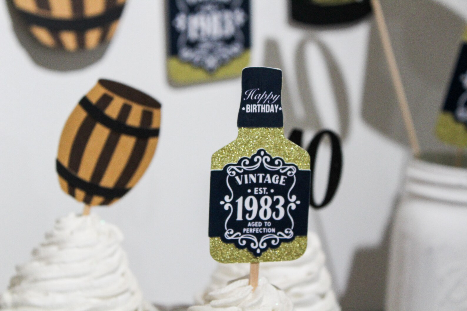 Aged To Perfection Whiskey Birthday Whiskey Party Decor Etsy