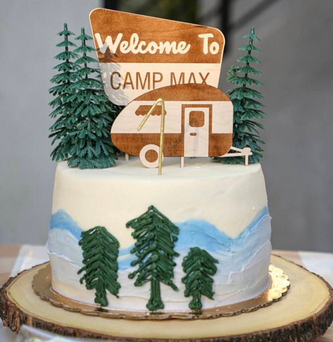 RV Cake Topper Camping Cake Topper Camper Cake Topper - Etsy