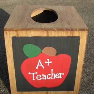 2711AP A Plus Apple Tissue Box - Etsy
