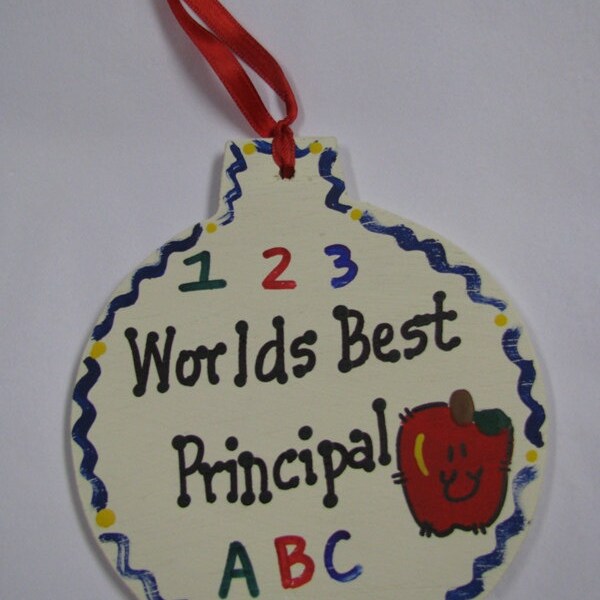 Worlds Best Principal - Etsy