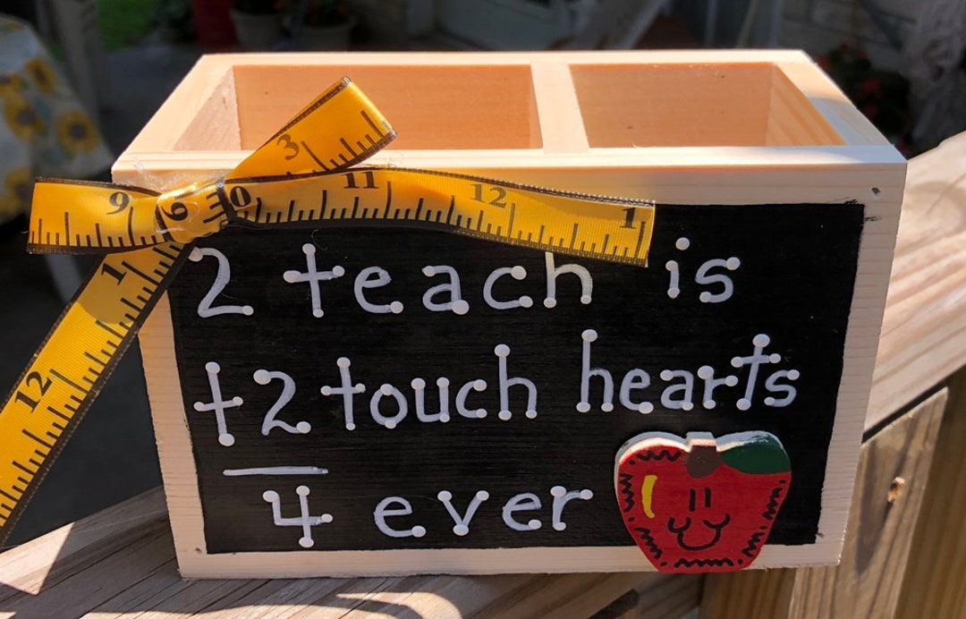 Teacher Gift 2707D 2 Teach is 2 Touch Hearts 4 Ever Supply Box - Etsy