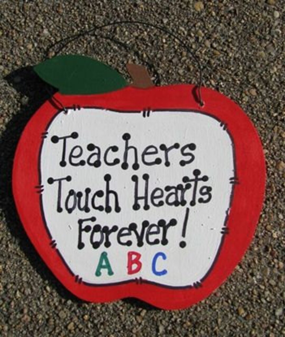 Teachers Gifts - 9171F Teachers Touch Hearts Forever - Etsy