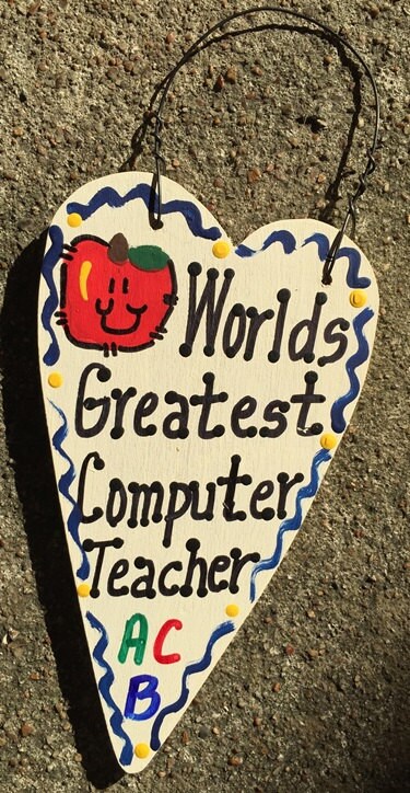 Computer Teacher Gifts 3005 Worlds Greatest Computer Teacher | Etsy