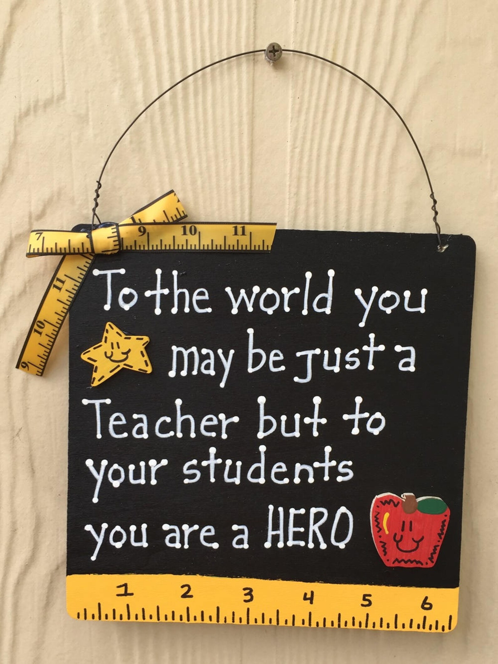 Teacher Gifts PS0800 - to the World You May Be Just a Teacher but to ...