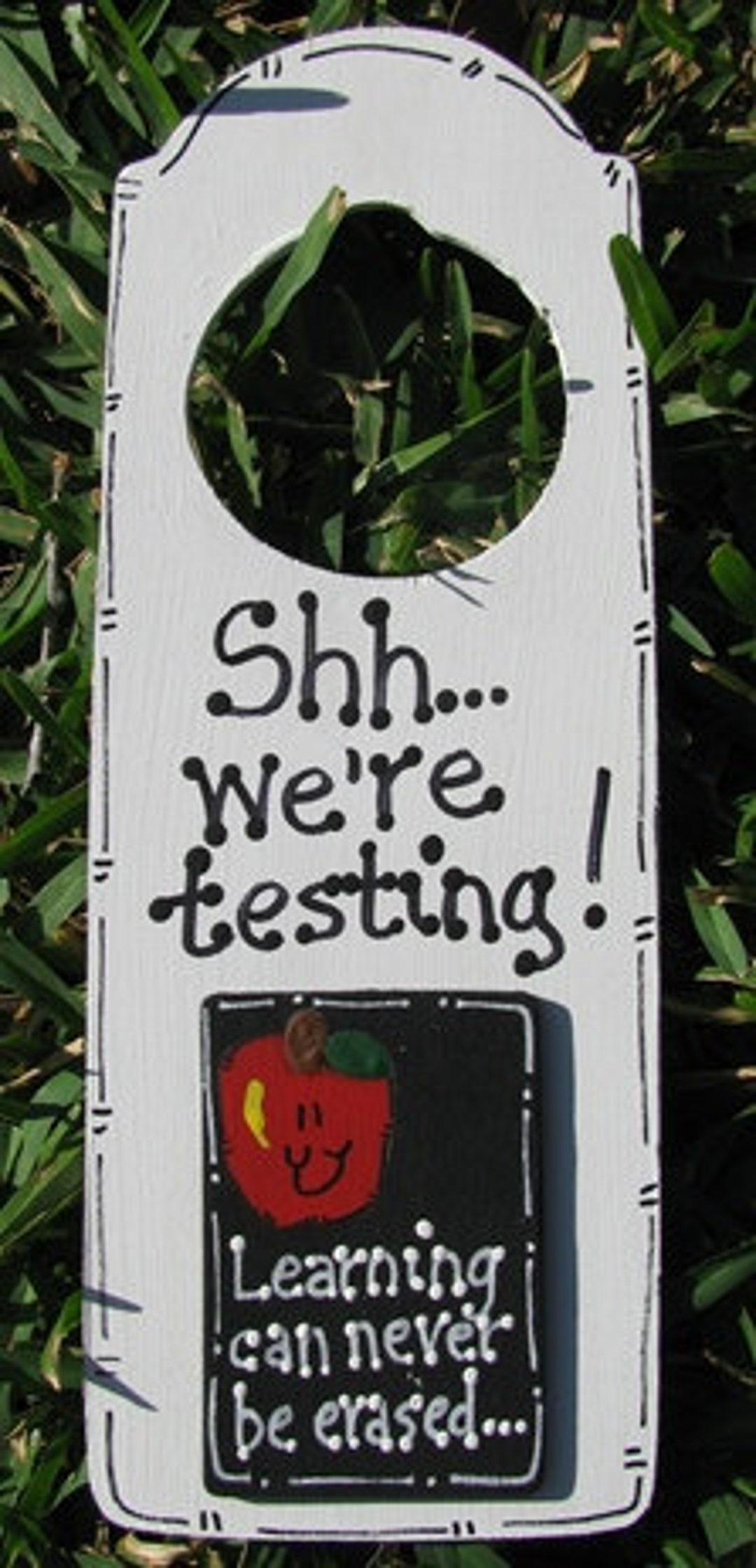 Teacher Gifts Doorknob - DR2003 Shh..we're Testing - Etsy