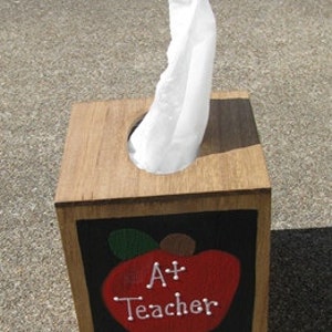 2711AP A Plus Apple Tissue Box - Etsy