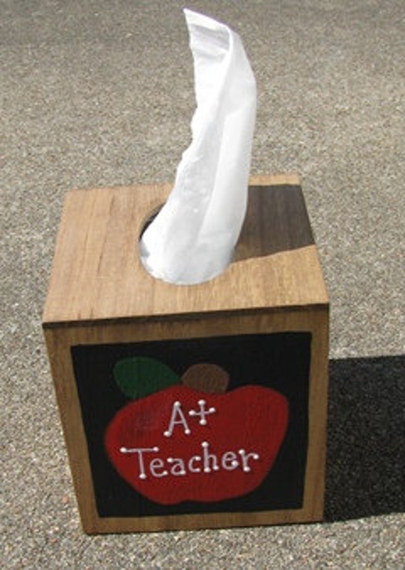 2711AP A Plus Apple Tissue Box - Etsy