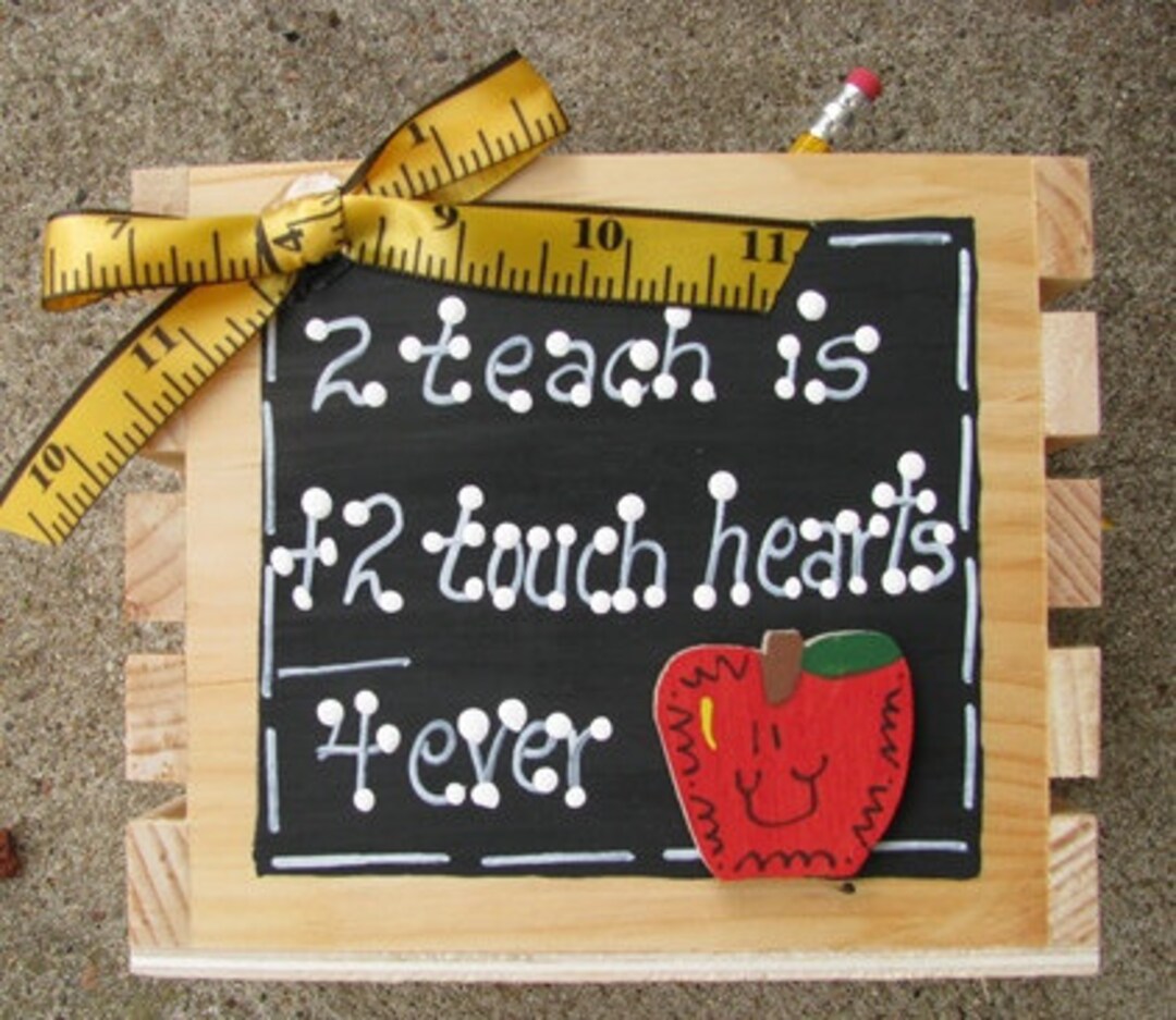 Teacher Gift 2707 Teach is 2 Touch Teacher Supply Box - Etsy