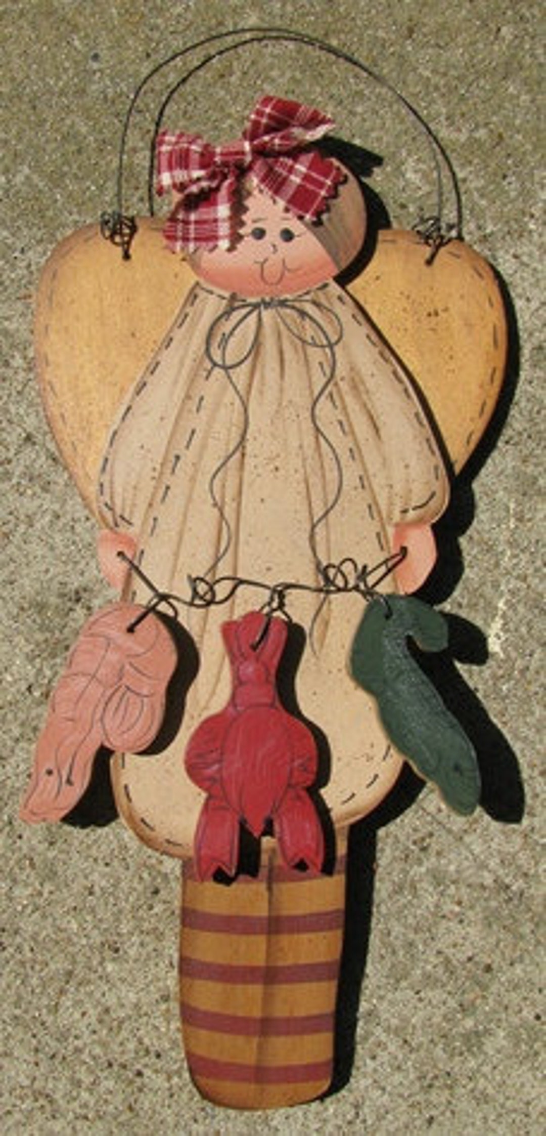 Country Crafts 903C Cajun Cooking Angel Wood - Etsy