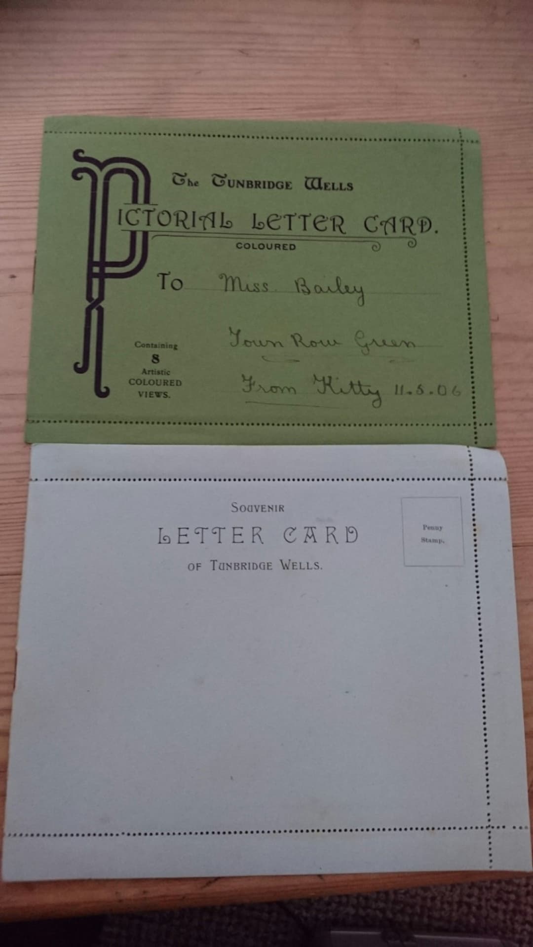 Antique Pictorial Letter Card and a Souvenir Letter Card of - Etsy