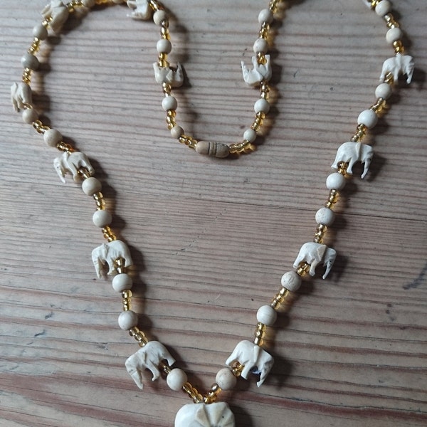 Carved Elephant Beads - Etsy