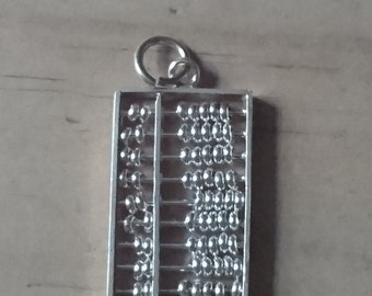 Antique Japanese Sterling Silver Abacus Charm, Pendant, - Etsy