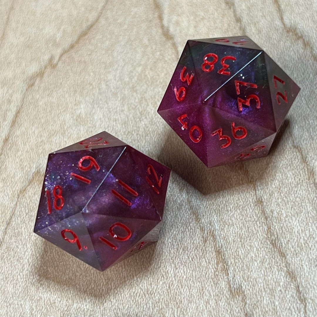 Commander Life Point Dice D20 Set - Etsy