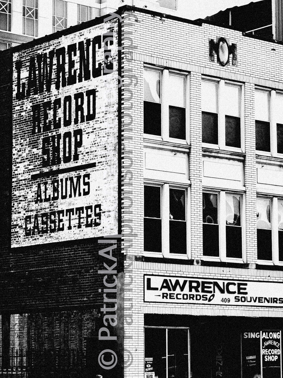 Nashville Record Shop Sign (the Original Storefront... No Longer There ...